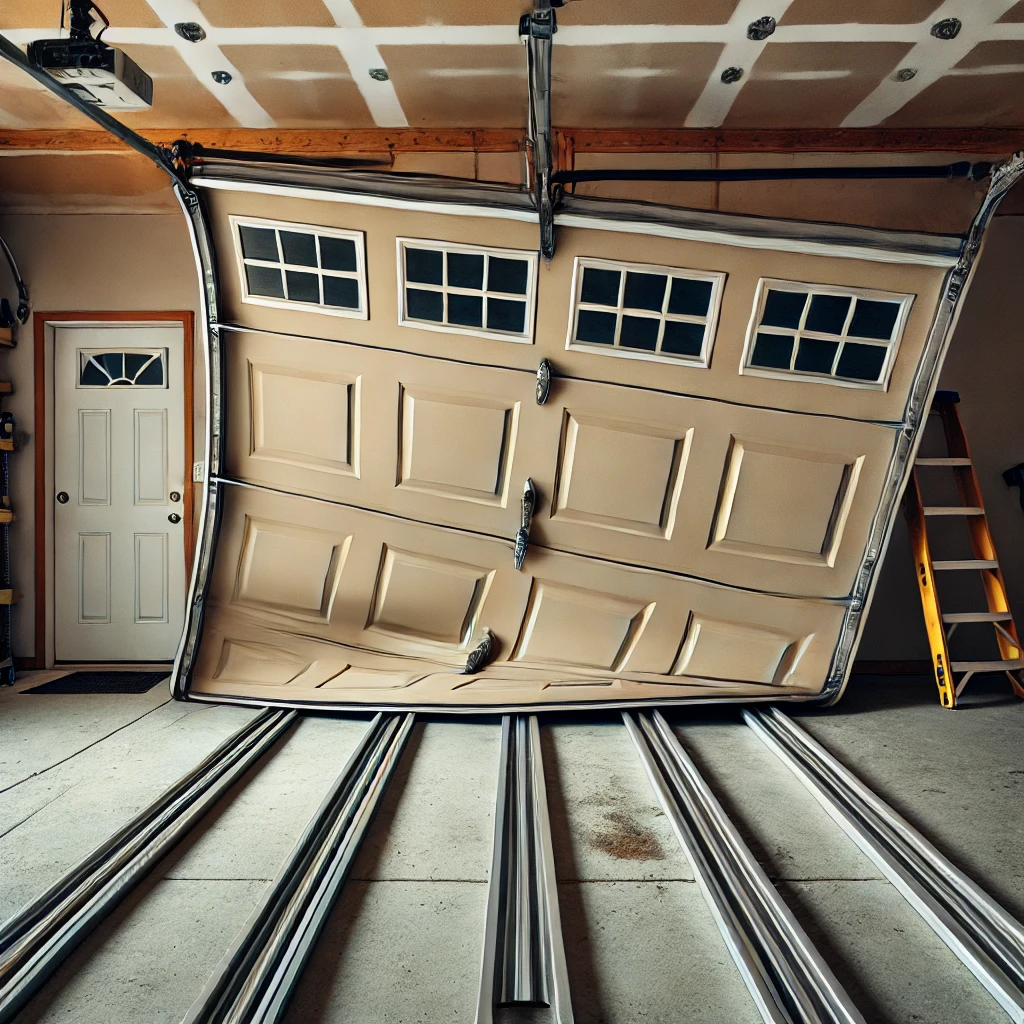 Garage Door Off Track? (Repair Solutions for 2024)